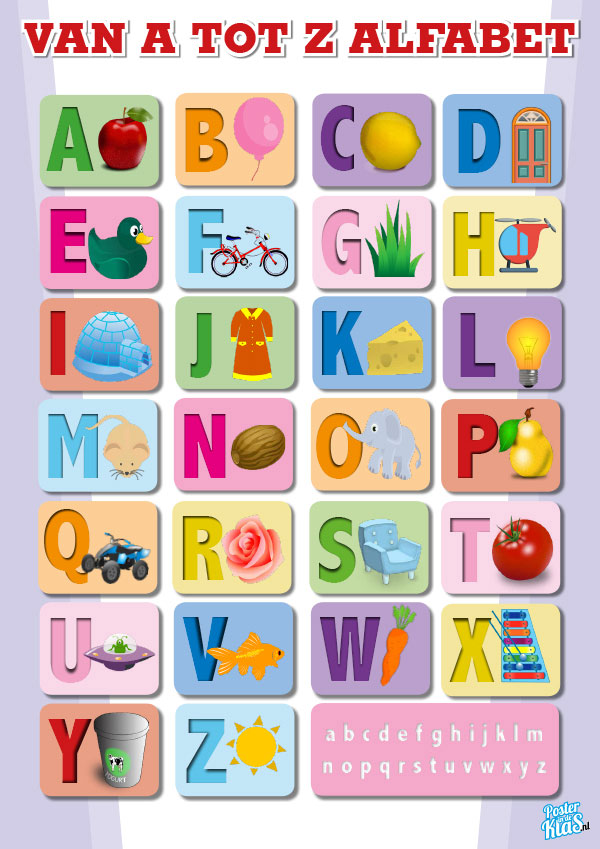 Het alfabet A t/m Z - Alles voor leren